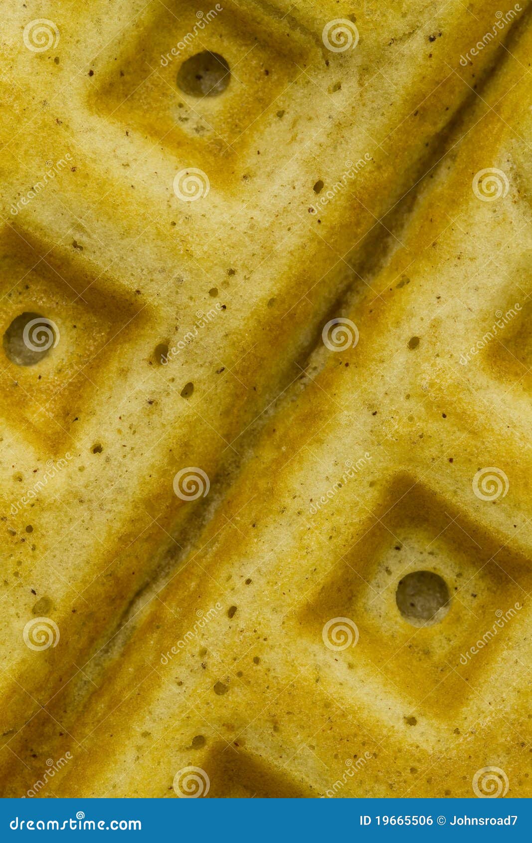 Waffle Closeup stock photo. Image of breakfast, food - 19665506
