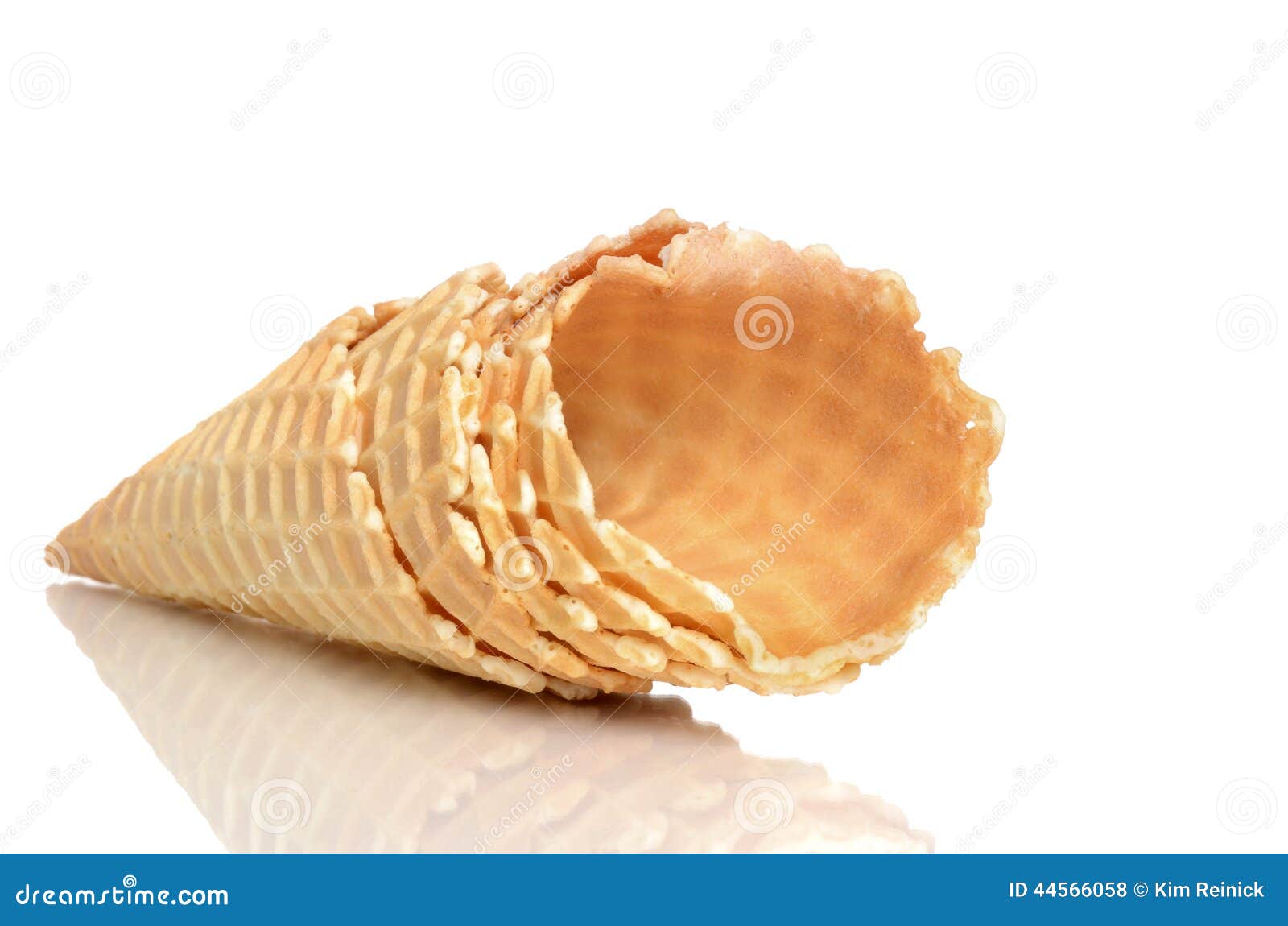 Waffle Cones stock photo. Image of isolated, shape, waffle - 44566058