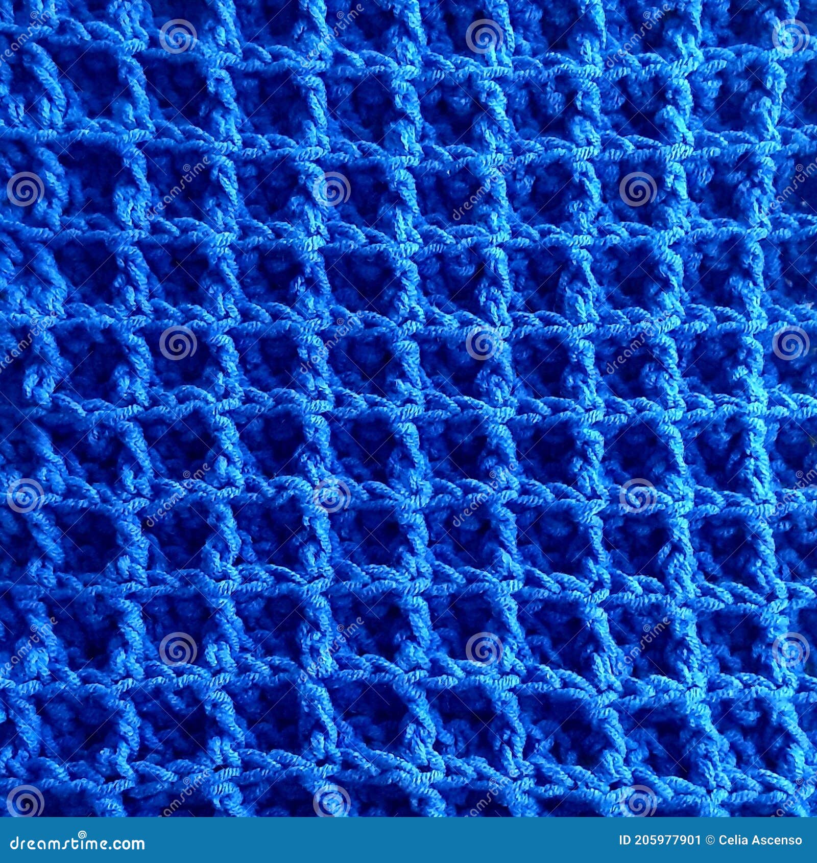 Waffle Crochet Stitch Texture Stock Image - Image of craft, symmetry ...