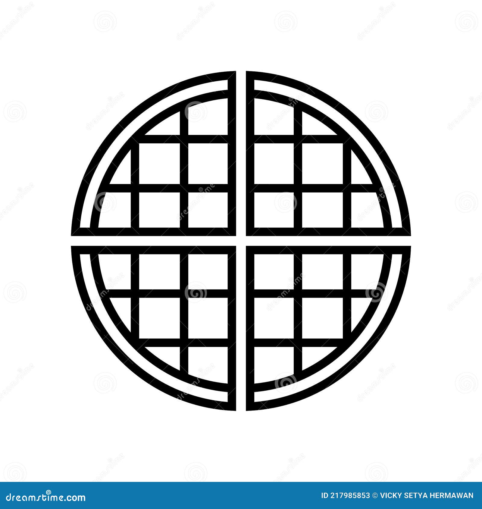Waffle Icon Vector Illustration. Waffle Symbol Stock Vector ...