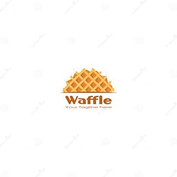 Waffle Logo Design Vector Graphics Stock Vector - Illustration of ...