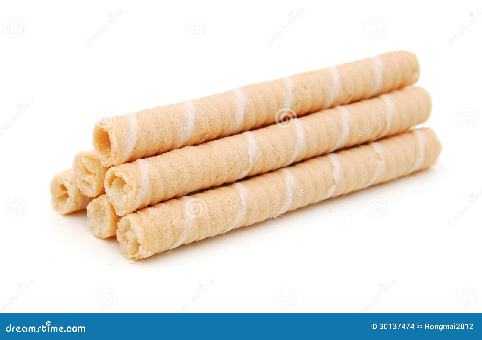 Waffle rolls stock photo. Image of cocoa, group, stacking - 30137474