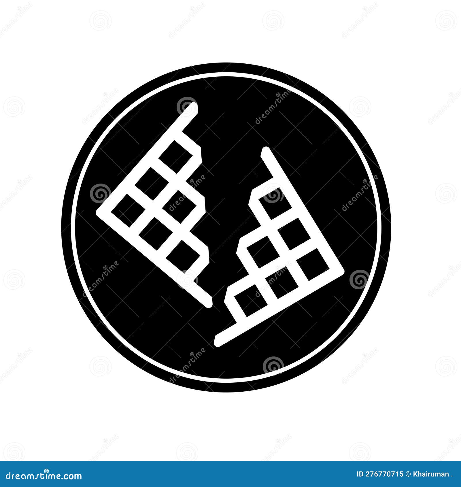 Waffle Silhouette. Black and White Icon Design Element on Isolated ...