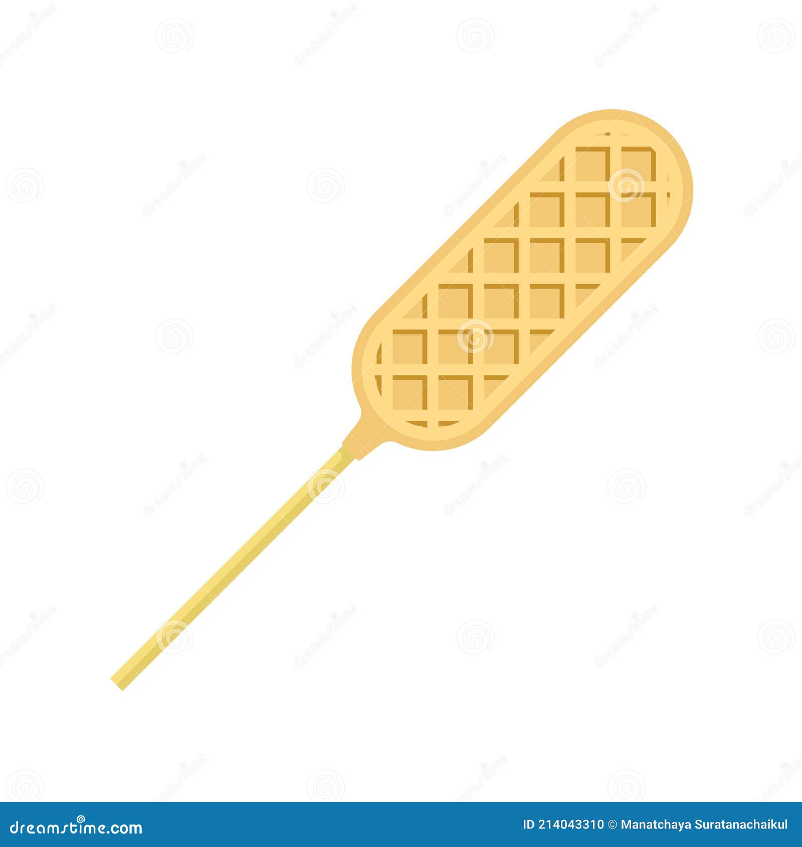 Waffle Stick Icon Isolated on White Background Stock Vector ...