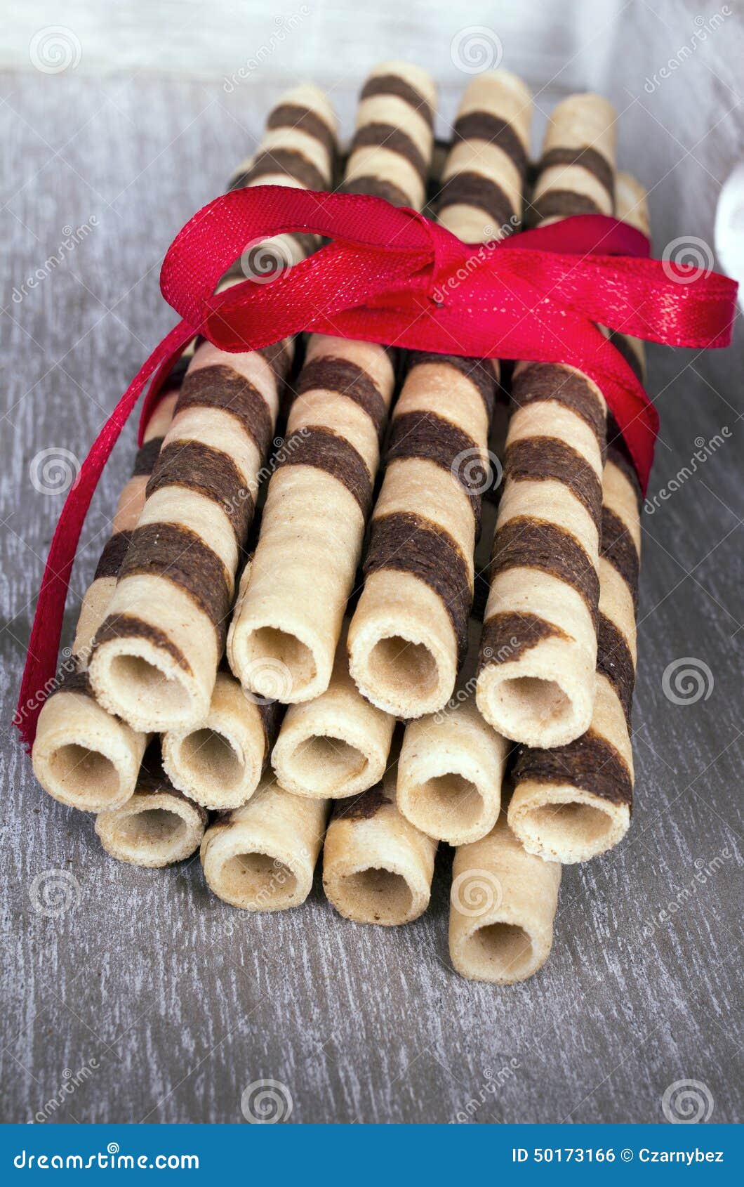 Waffle striped rolls stock photo. Image of cake, delicious - 50173166