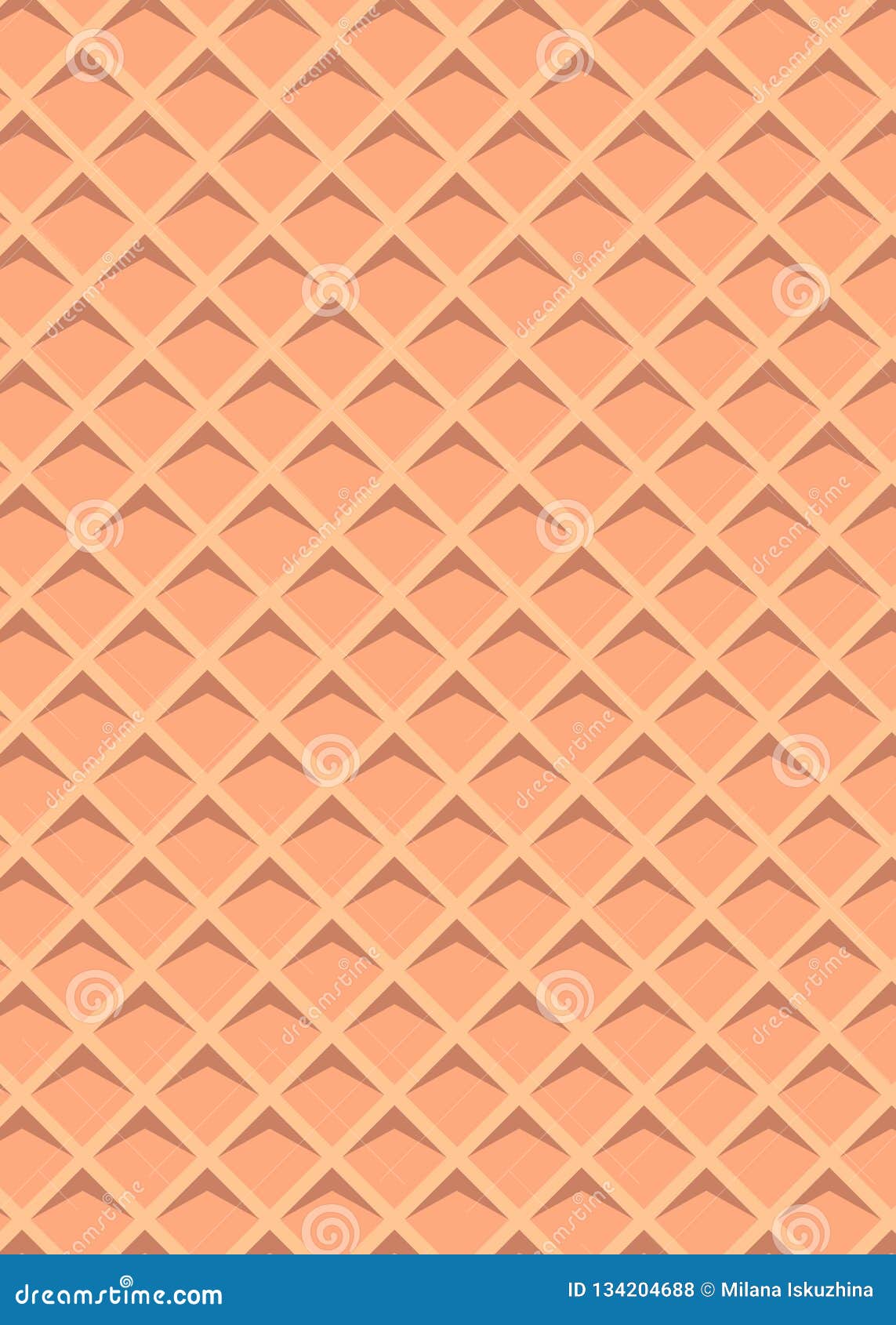 Waffle Texture Background, Vector Art Stock Vector - Illustration of ...