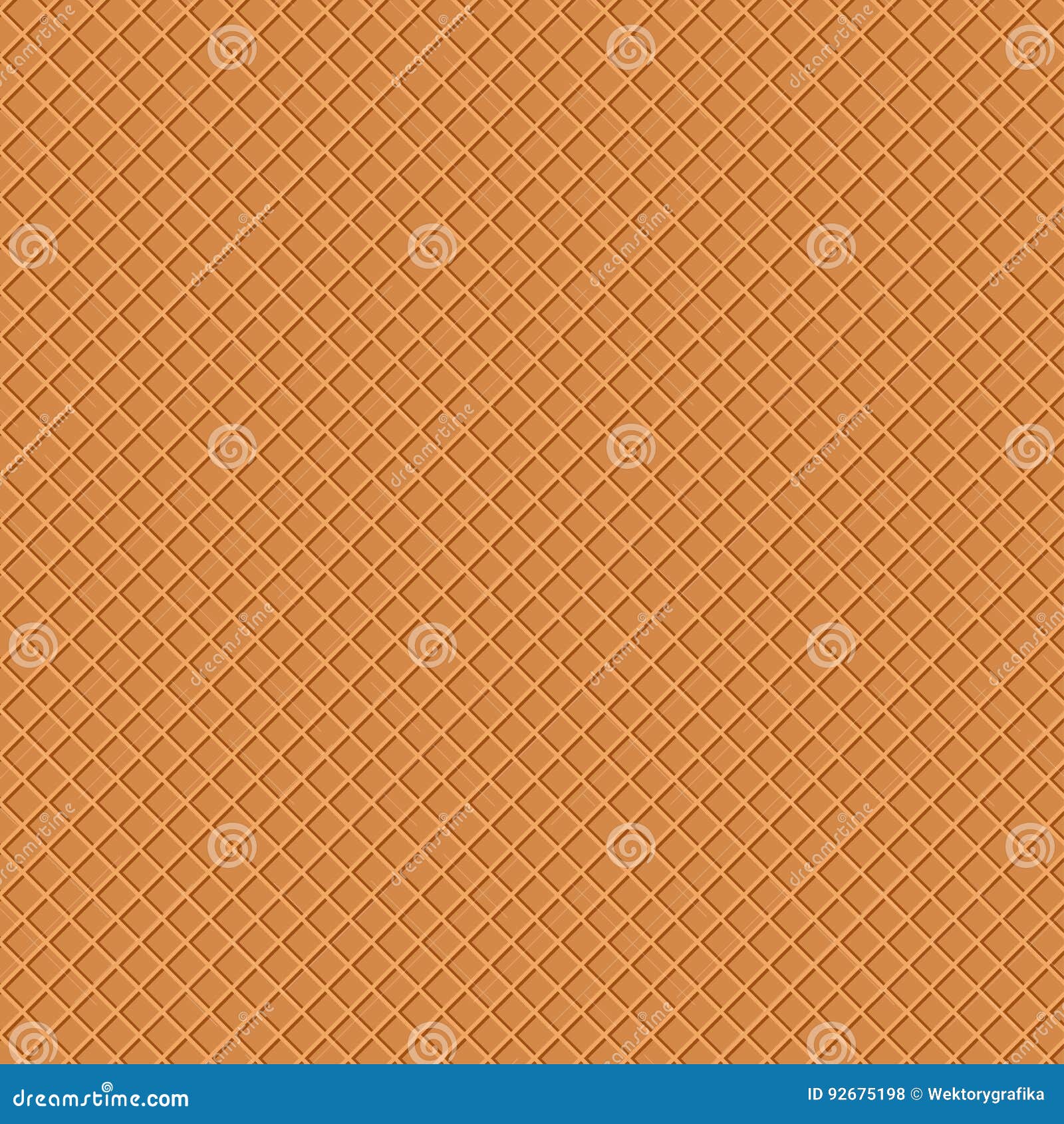 Waffle Texture Beautiful Banner Wallpaper Design Illustration Stock