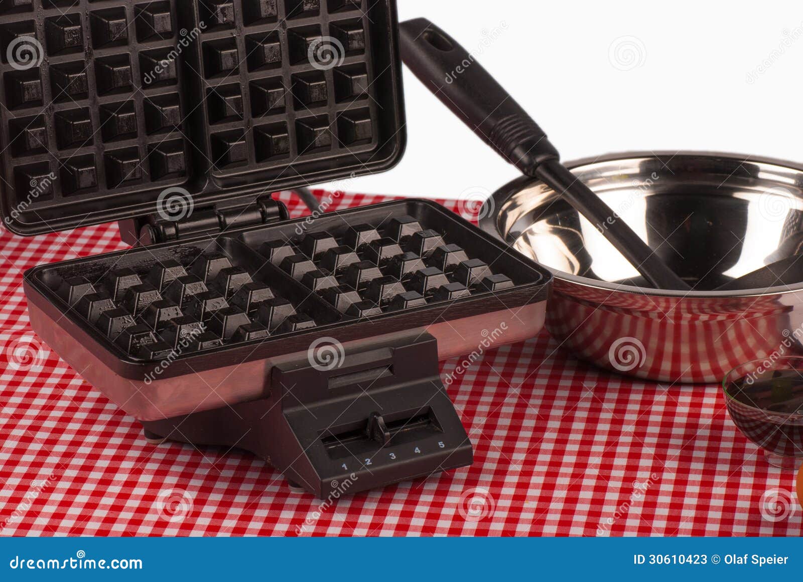 Waffle utensils still life stock image. Image of working - 30610423
