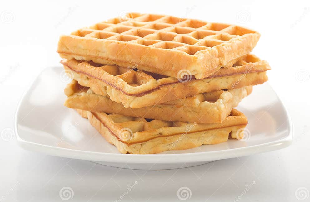Waffles stock photo. Image of honey, closeup, healthy - 23046224