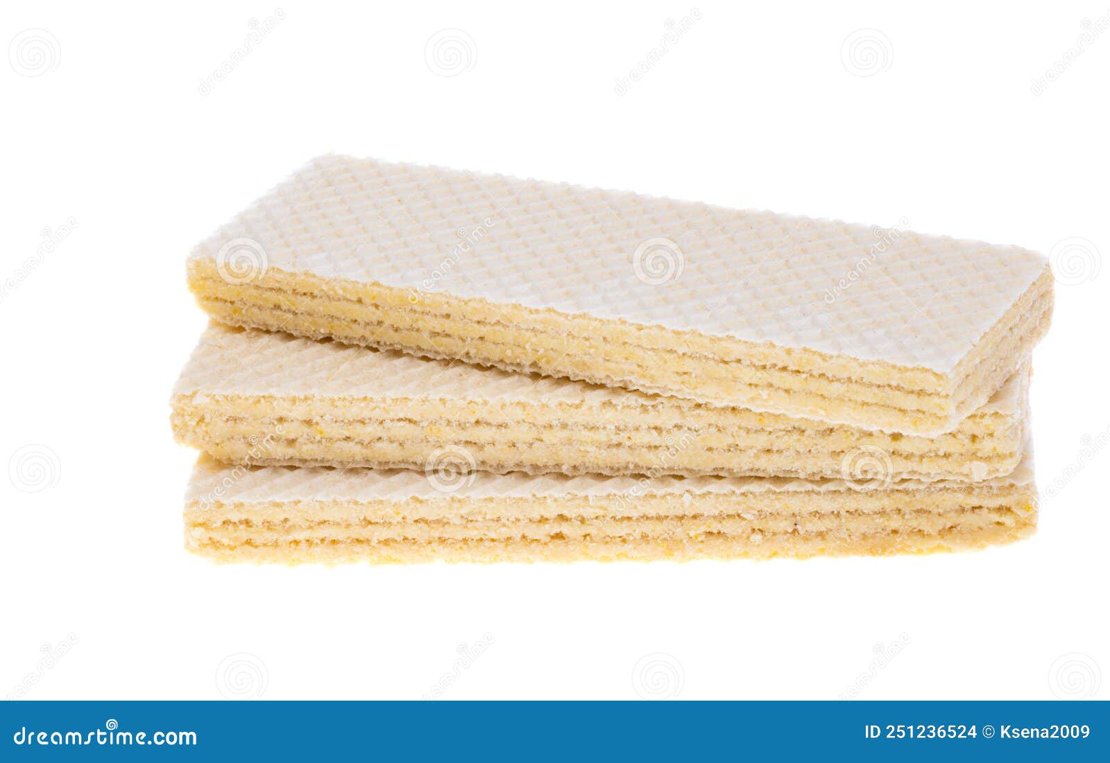 Waffles Confectionery Isolated Stock Photo - Image of gourmet, cookie ...