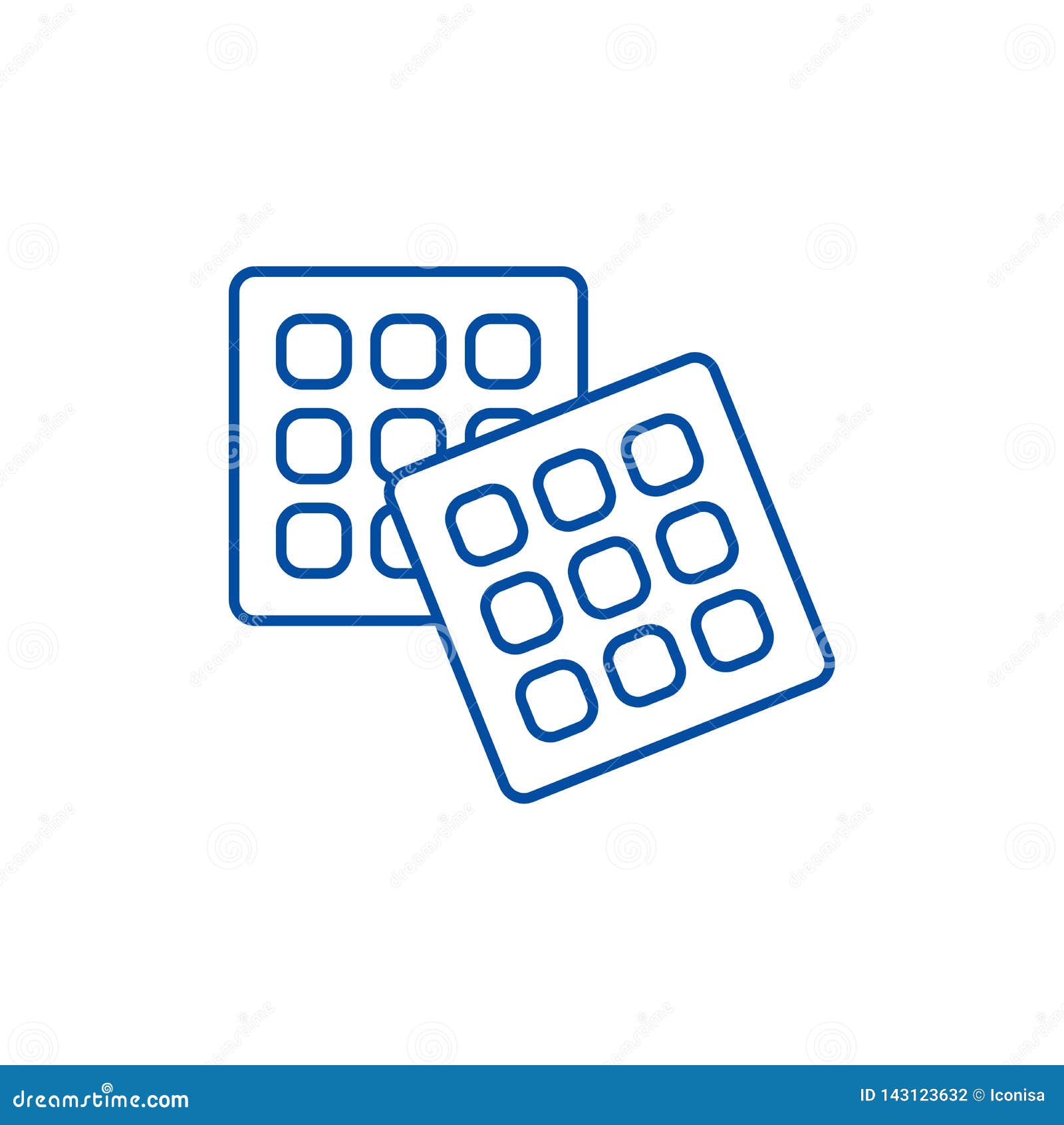 Waffles Line Icon Concept. Waffles Flat Vector Symbol, Sign, Outline ... Waffles Line Icon Concept. Waffles Flat Vector Symbol, Sign, Outline ...