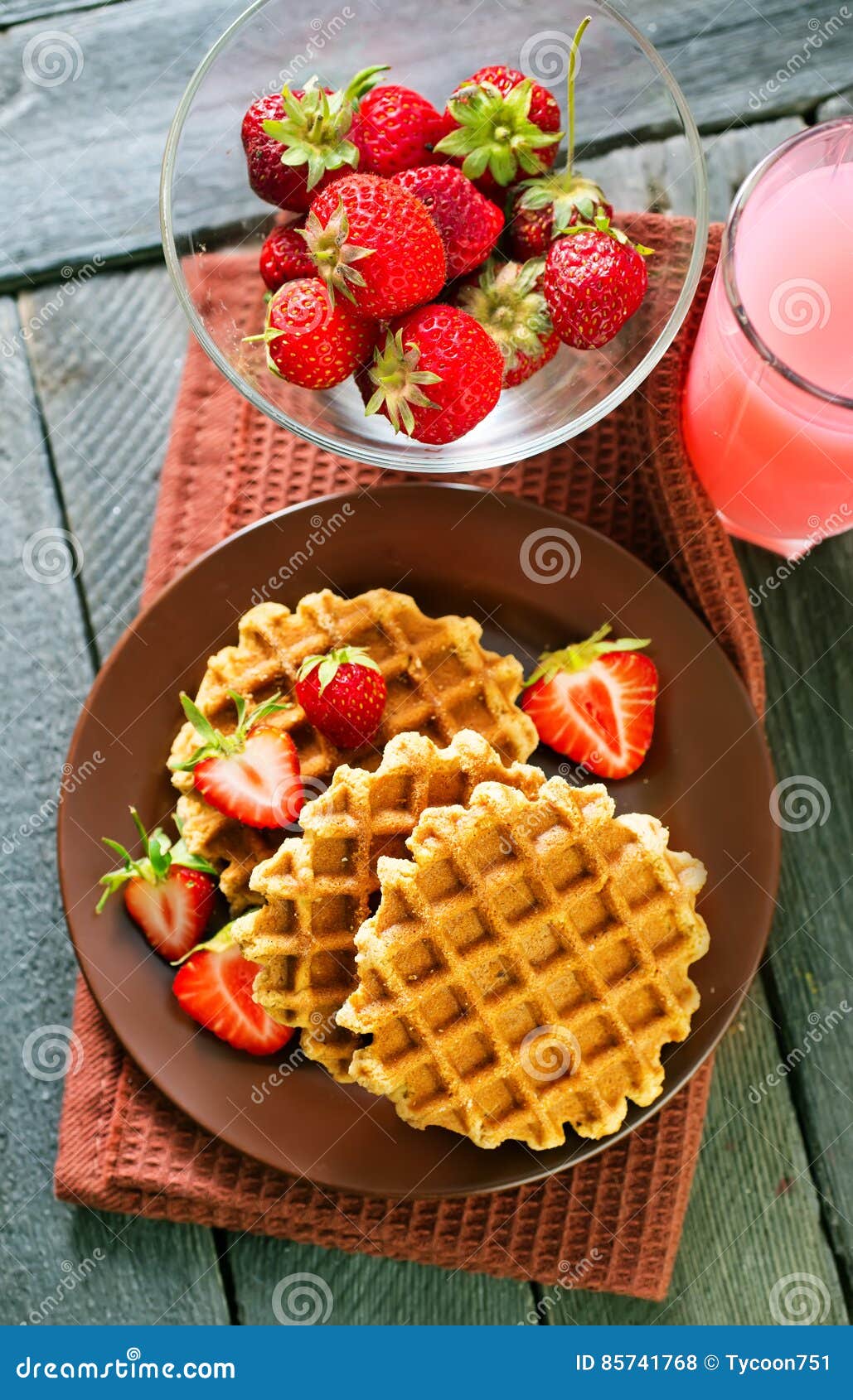 Waffles stock photo. Image of healthy, decadent, cook - 85741768