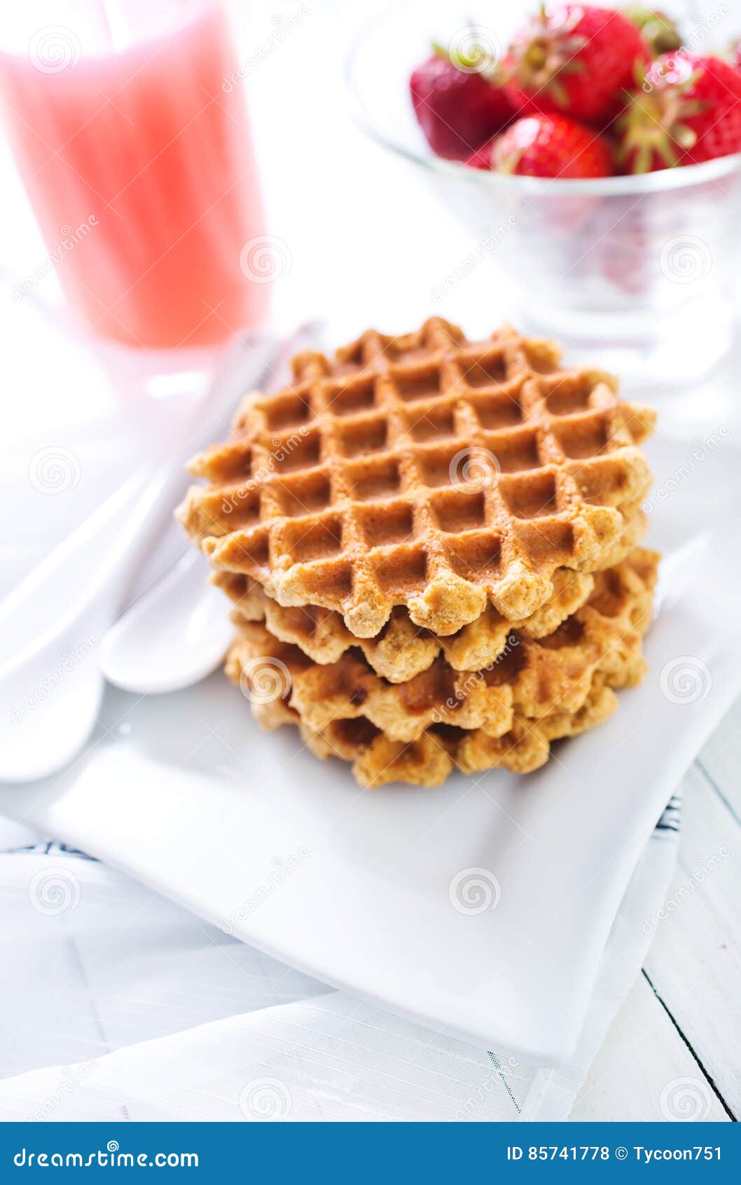 Waffles stock photo. Image of bake, berry, carbs, hungry - 85741778