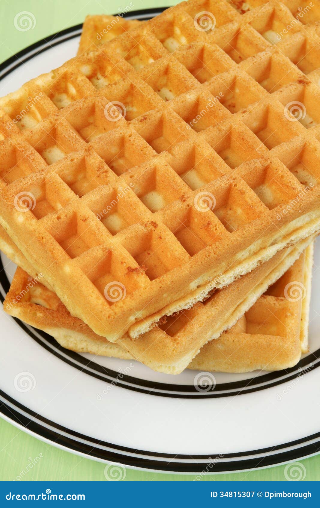 Waffles stock image. Image of white, cooked, square, plain - 34815307