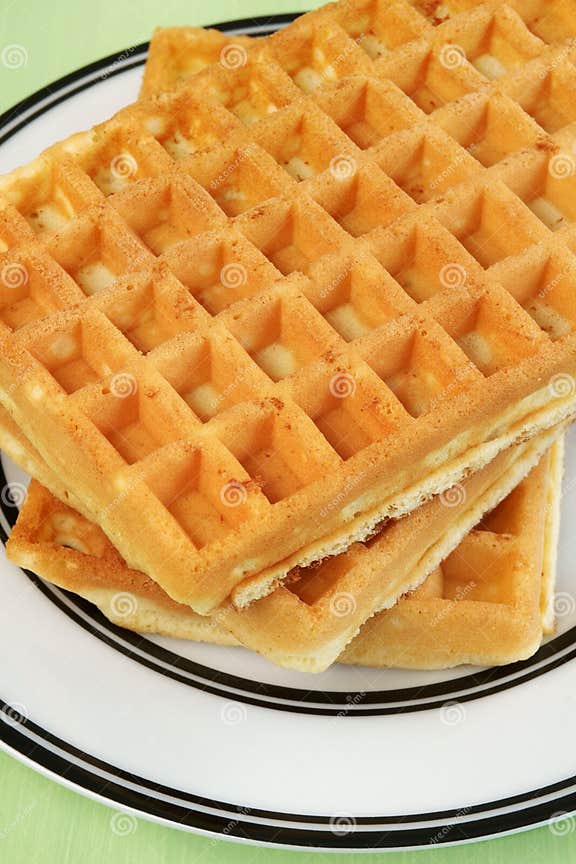 Waffles stock image. Image of white, cooked, square, plain - 34815307