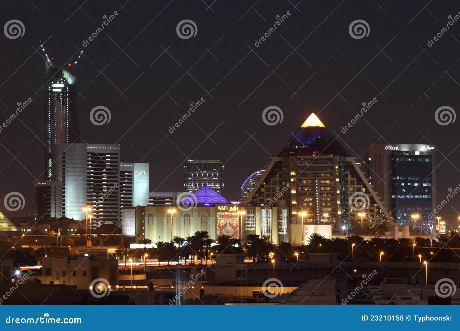 WAFI Mall in Dubai City editorial stock photo. Image of east - 23210158
