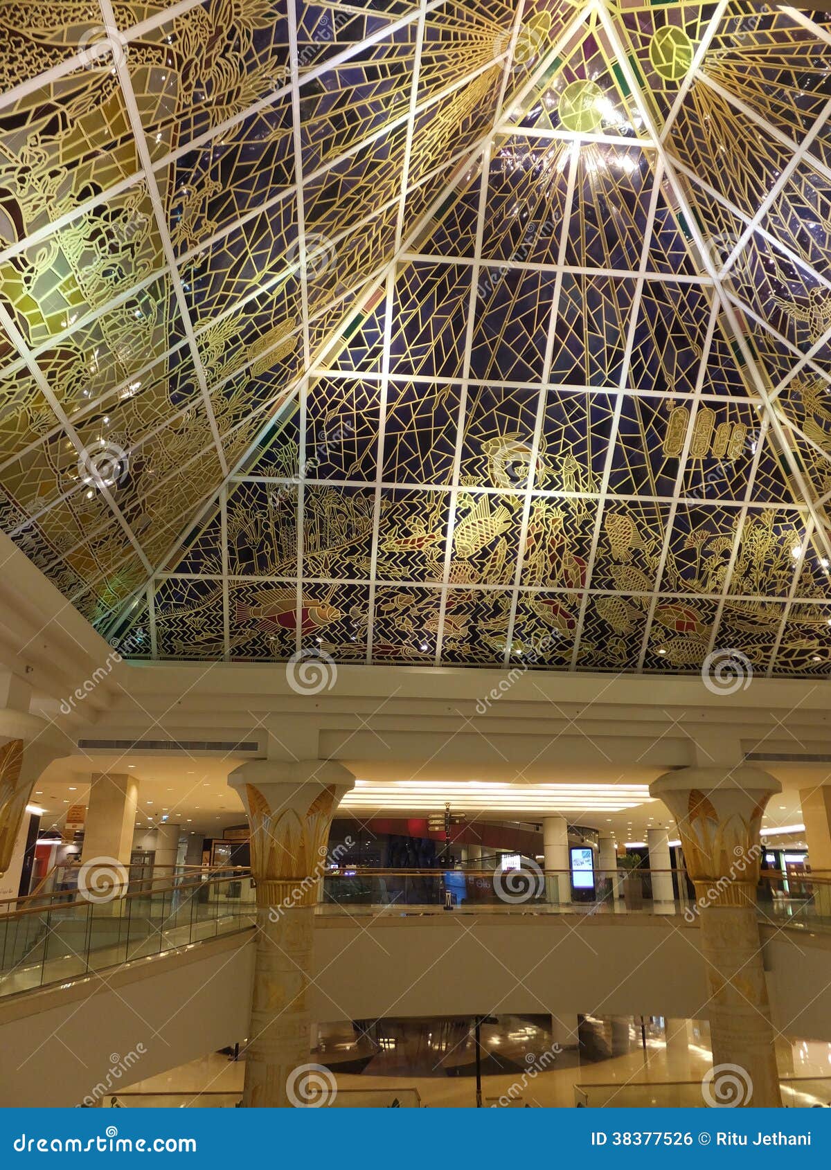 Wafi Mall in Dubai, UAE editorial photo. Image of building - 38377526