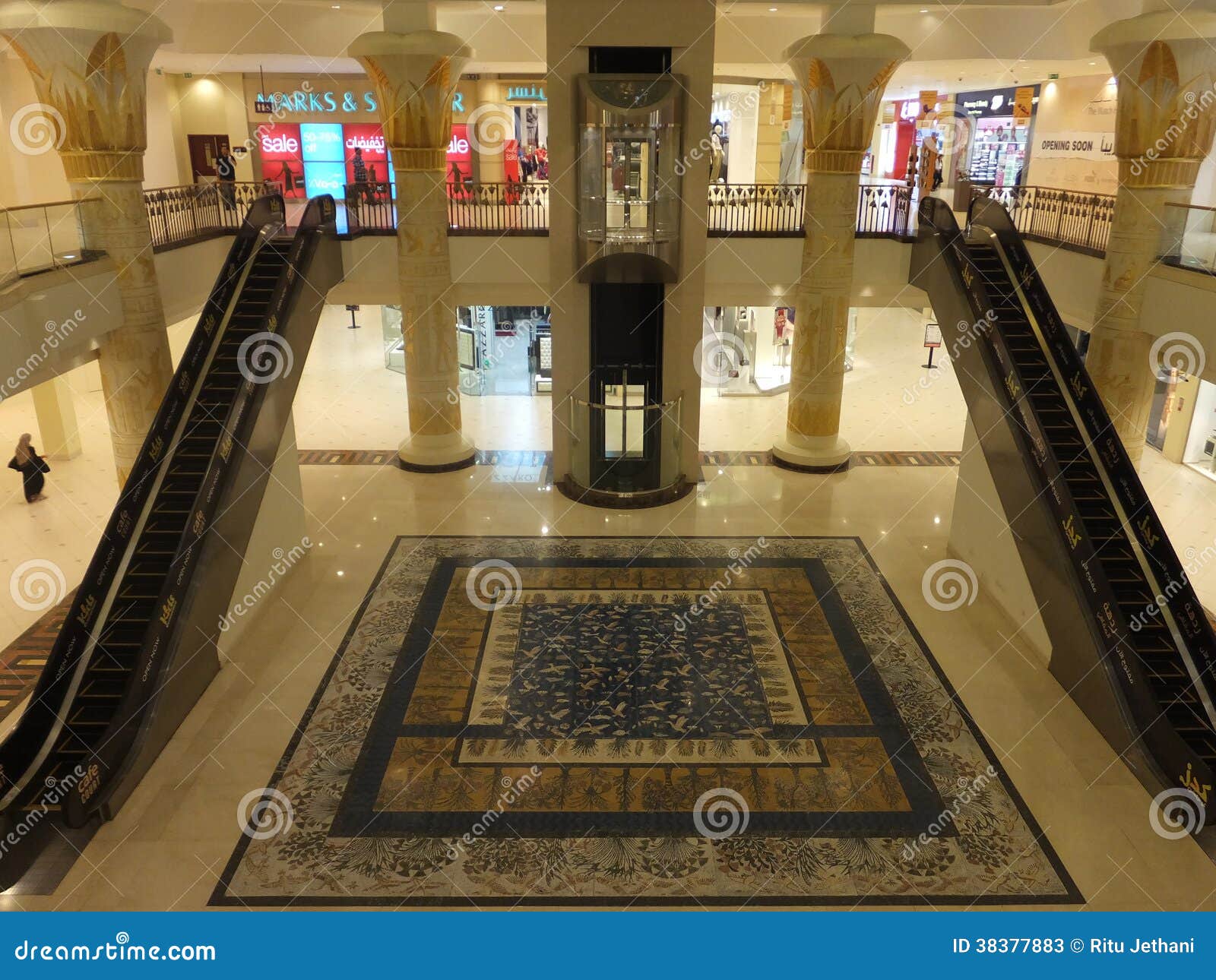 Wafi Mall in Dubai, UAE editorial stock photo. Image of hotel - 38377883
