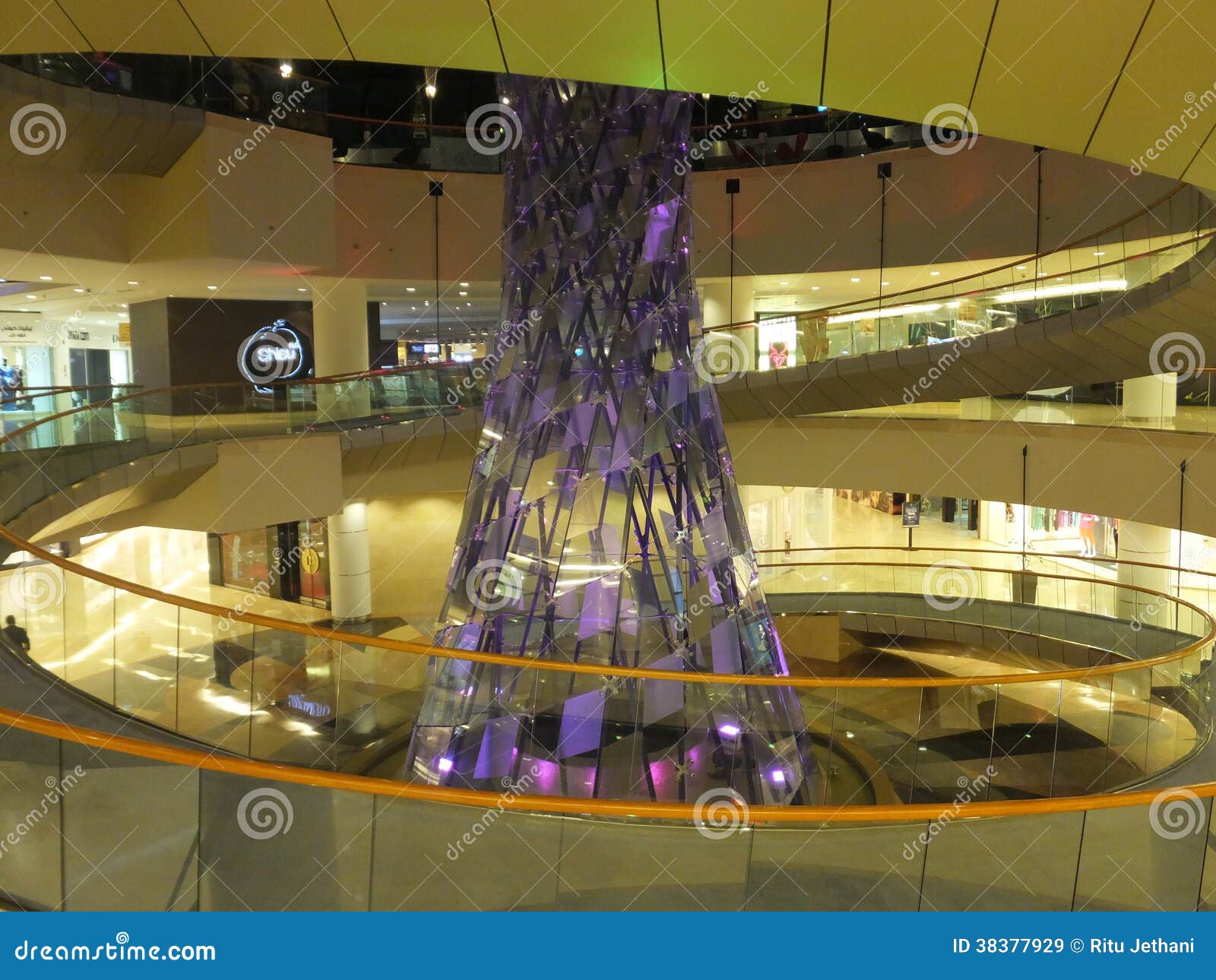 Wafi Mall in Dubai, UAE editorial stock image. Image of commercial ...