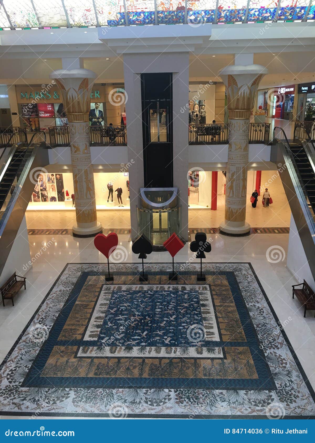 Wafi Mall in Dubai editorial photo. Image of consumer - 84714036