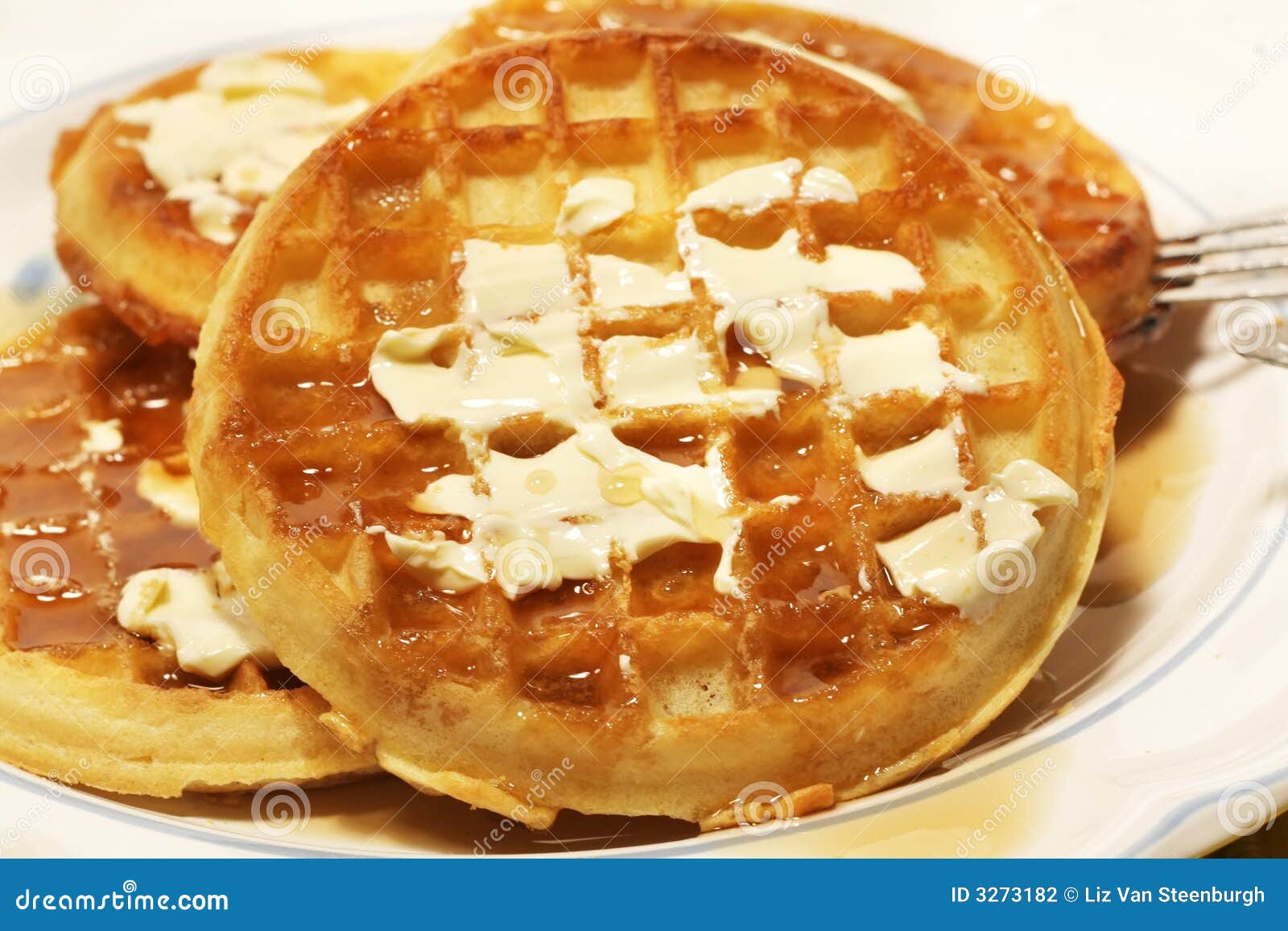 Wafle zdjęcie stock. Obraz złożonej z jedzenie, naczynie - 3273182