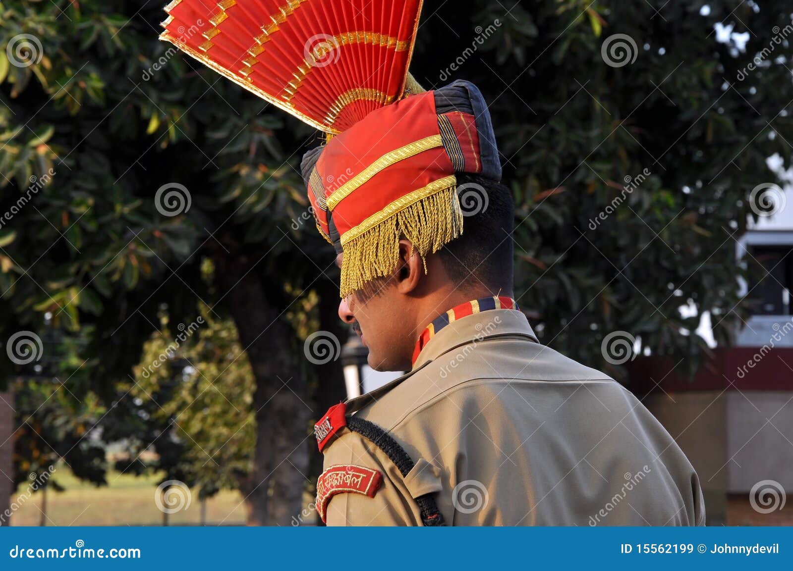 Wagah Border Guard editorial stock image. Image of border - 15562199