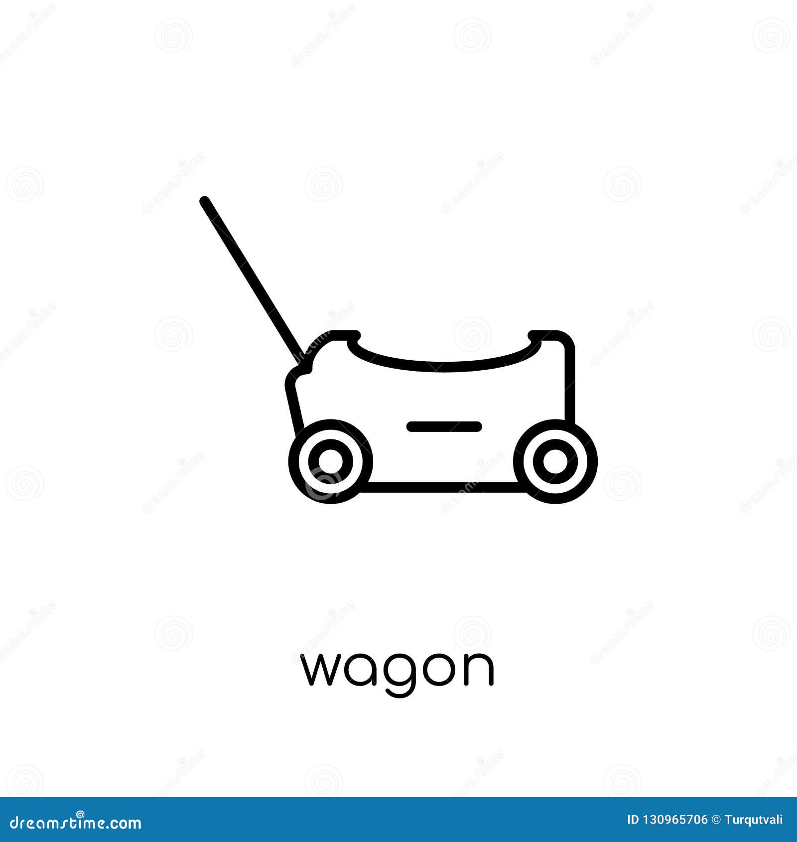 Wagon Icon from Collection. Stock Vector - Illustration of cowboy, sign ...