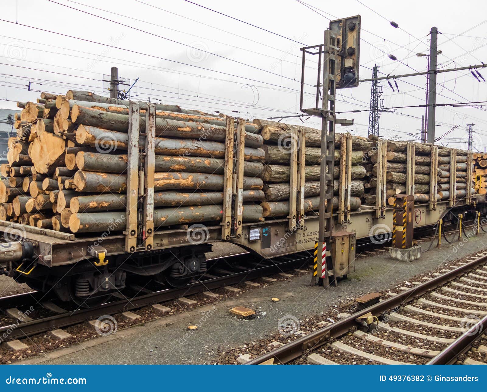 Wagon loaded with wood stock photo. Image of wood, environmentally ...