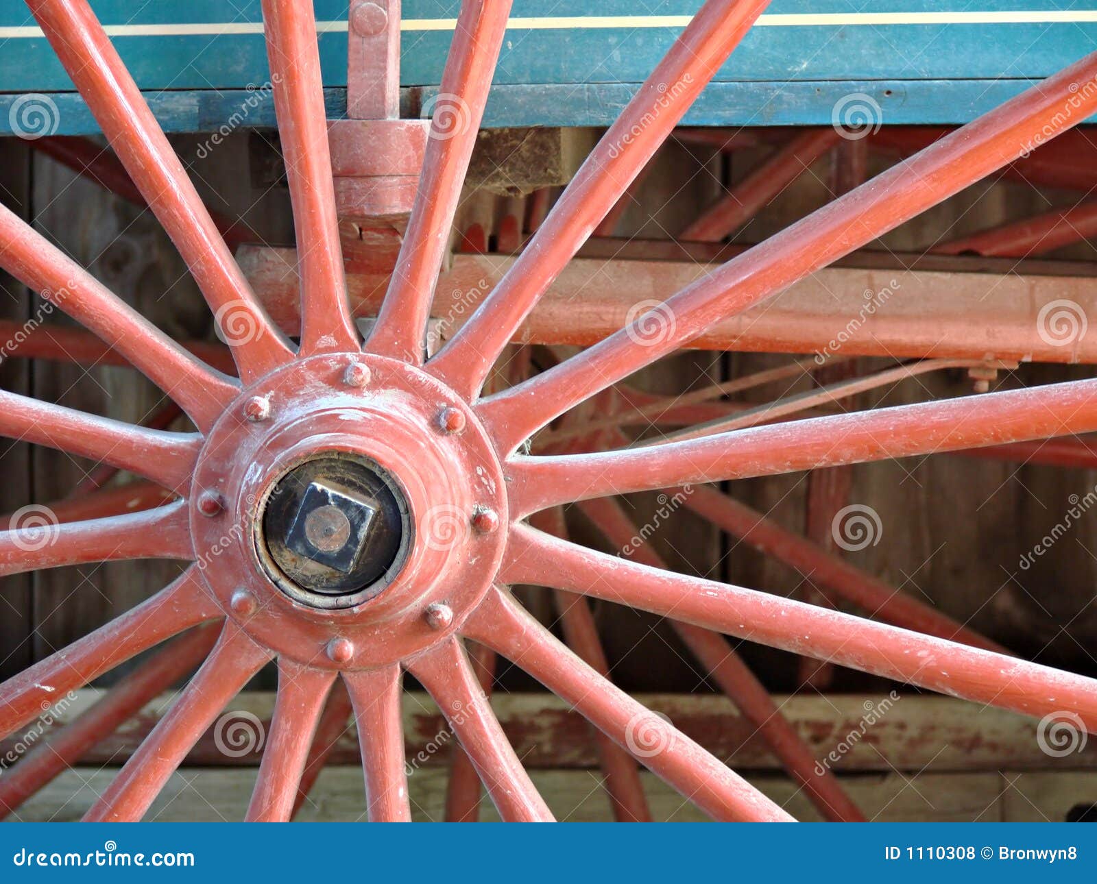 Wagon Wheel stock photo. Image of spokes, museum, converging - 1110308