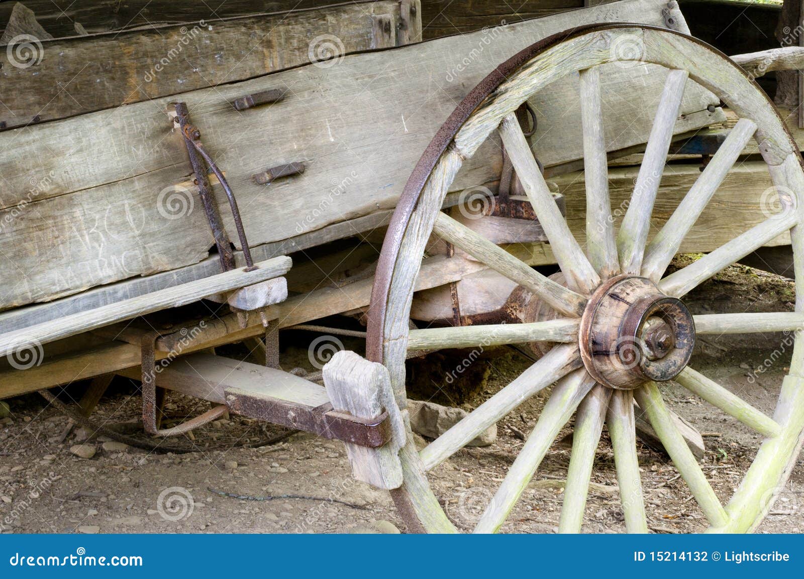 Wagon Wheel stock photo. Image of close, carriage, cove - 15214132