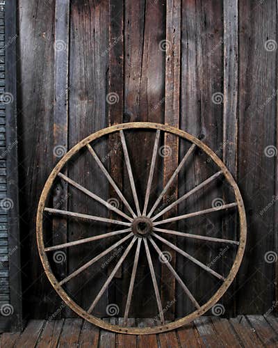 Wagon Wheel stock photo. Image of barn, background, country - 539320