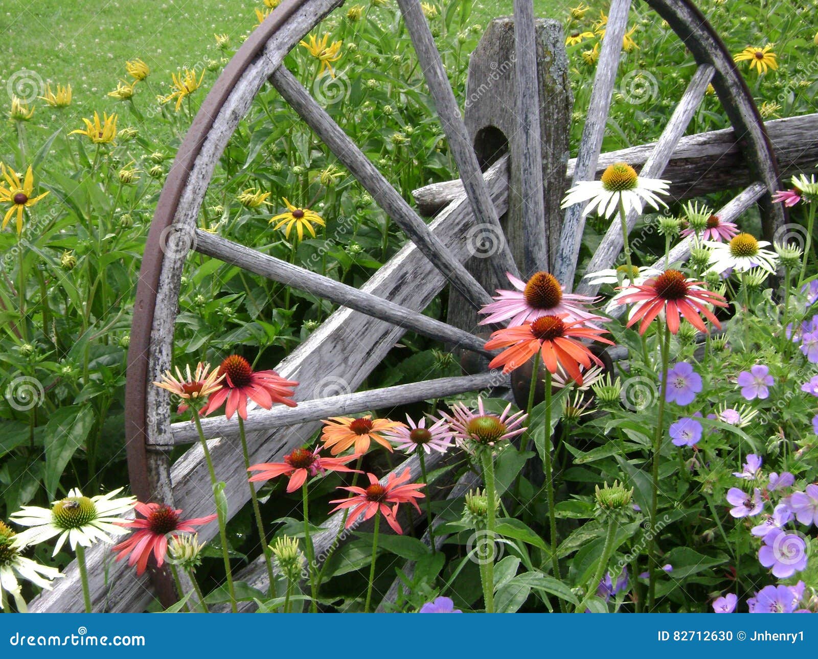 Wagon Wheel Rims Leaning On A Rustic Building Royalty-Free Stock Photo ...