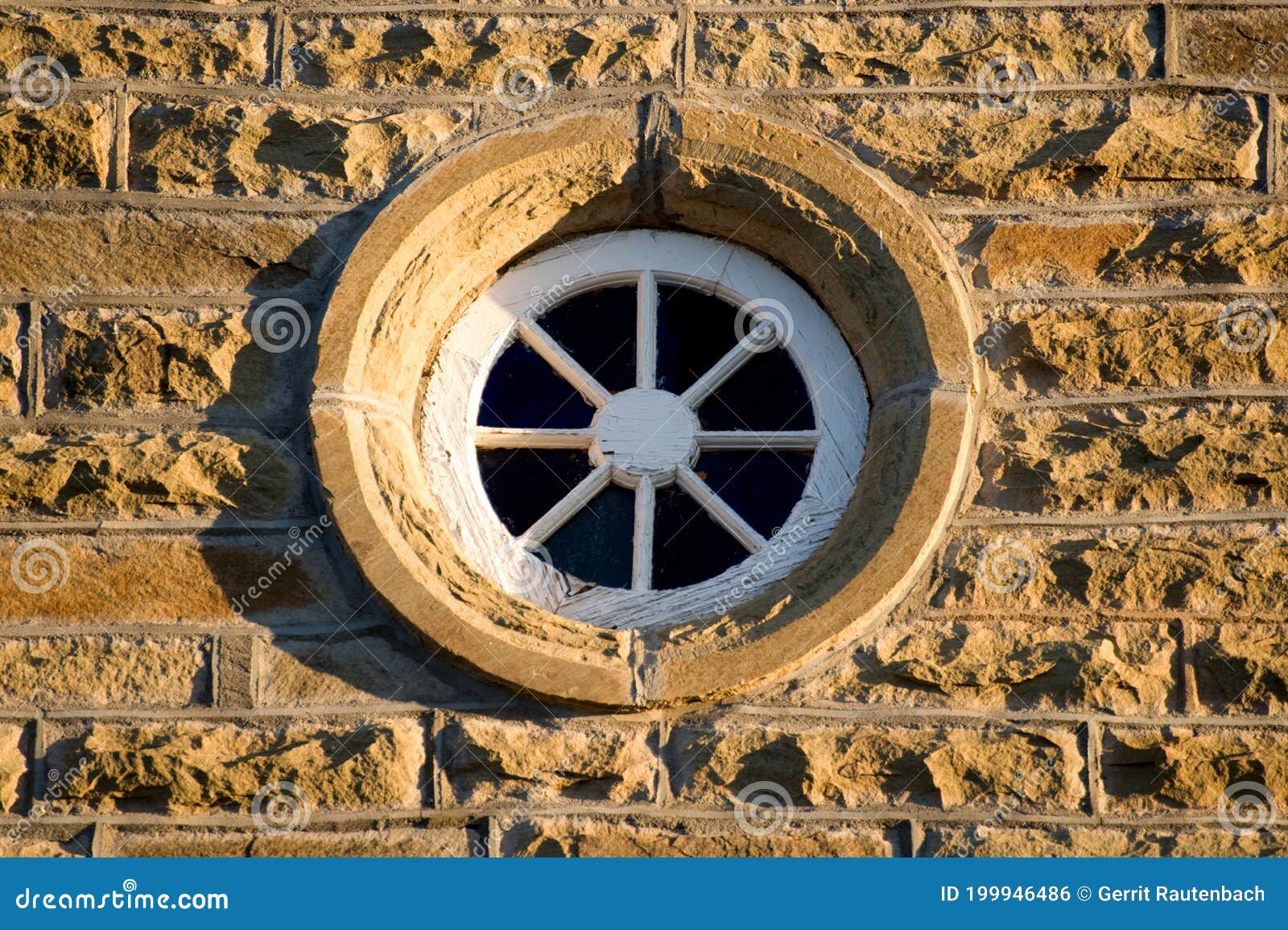 A Wagon Wheel Functioning As a Window Stock Photo - Image of decorative ...