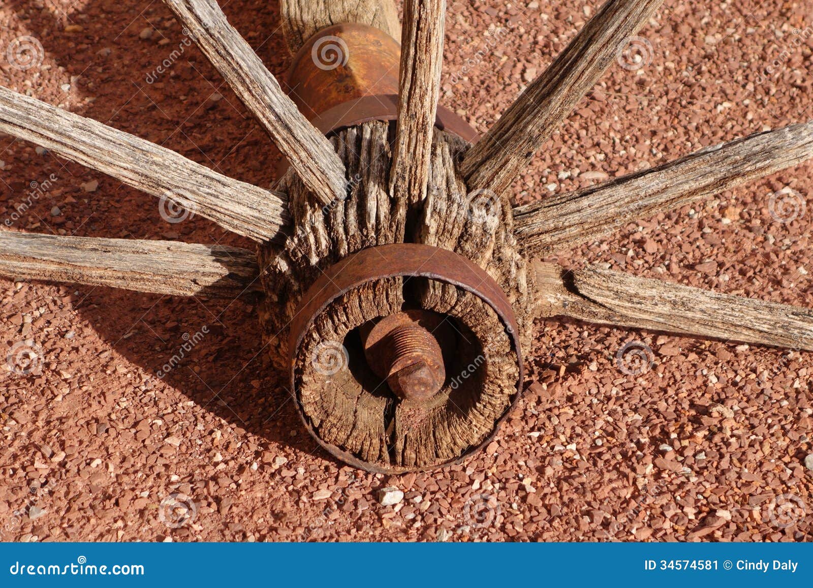 Wagon Wheel Hub and Spokes. Stock Image - Image of tool, retro: 34574581