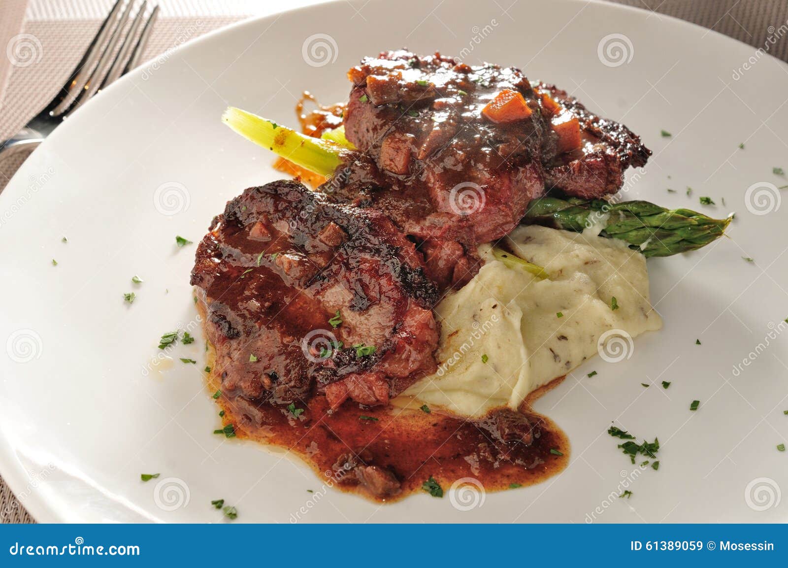 Wagyu Beef Cheek stock image. Image of dinner, bean, cooked - 61389059