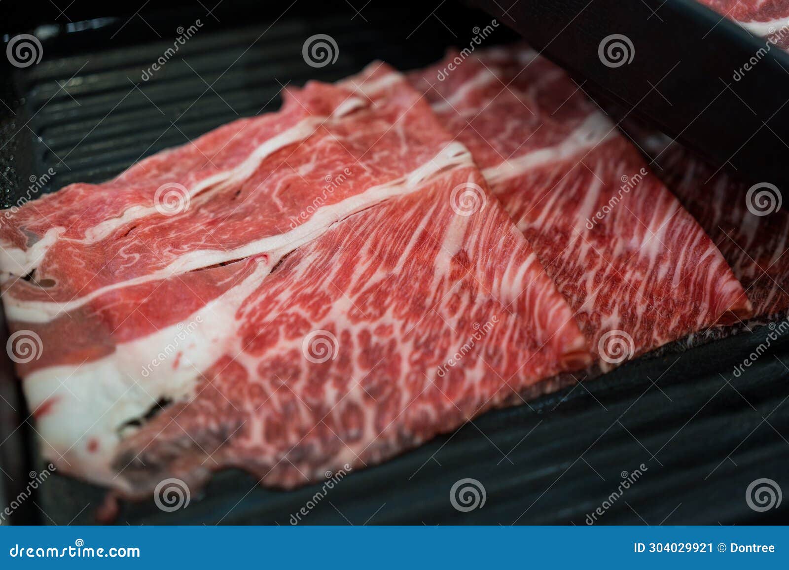 Wagyu Beef Slice for Shabu Shabu Stock Image - Image of buffet, luxury ...