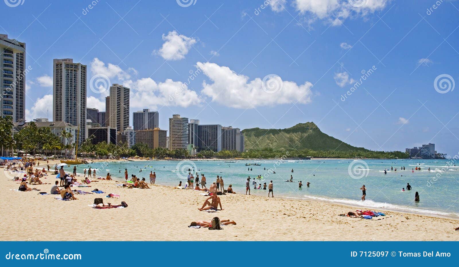 Waikiki Beach, Oahu, Hawaii Editorial Photo | CartoonDealer.com #33295621