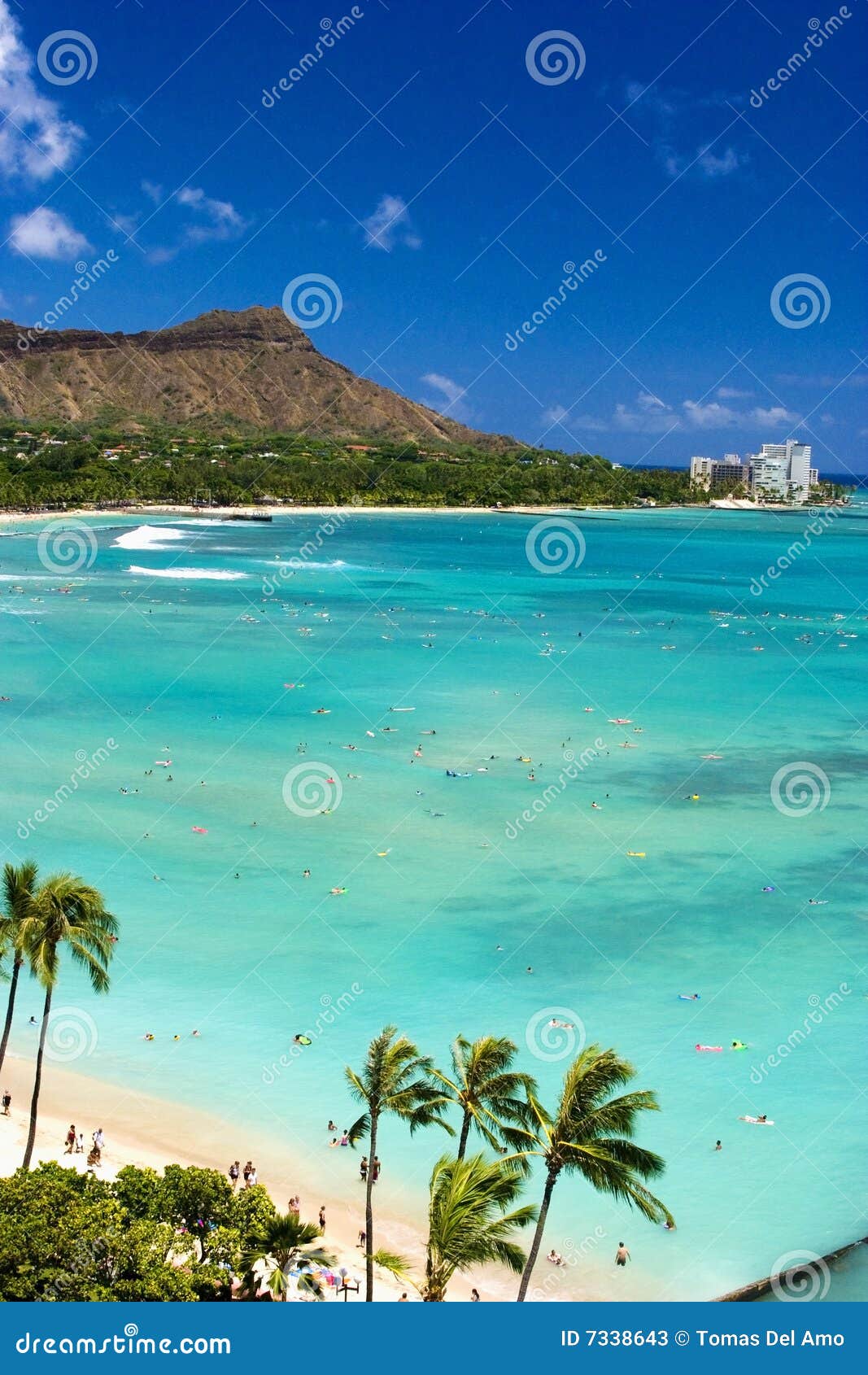 Waikiki Beach, Oahu, Hawaii Stock Image | CartoonDealer.com #7338643