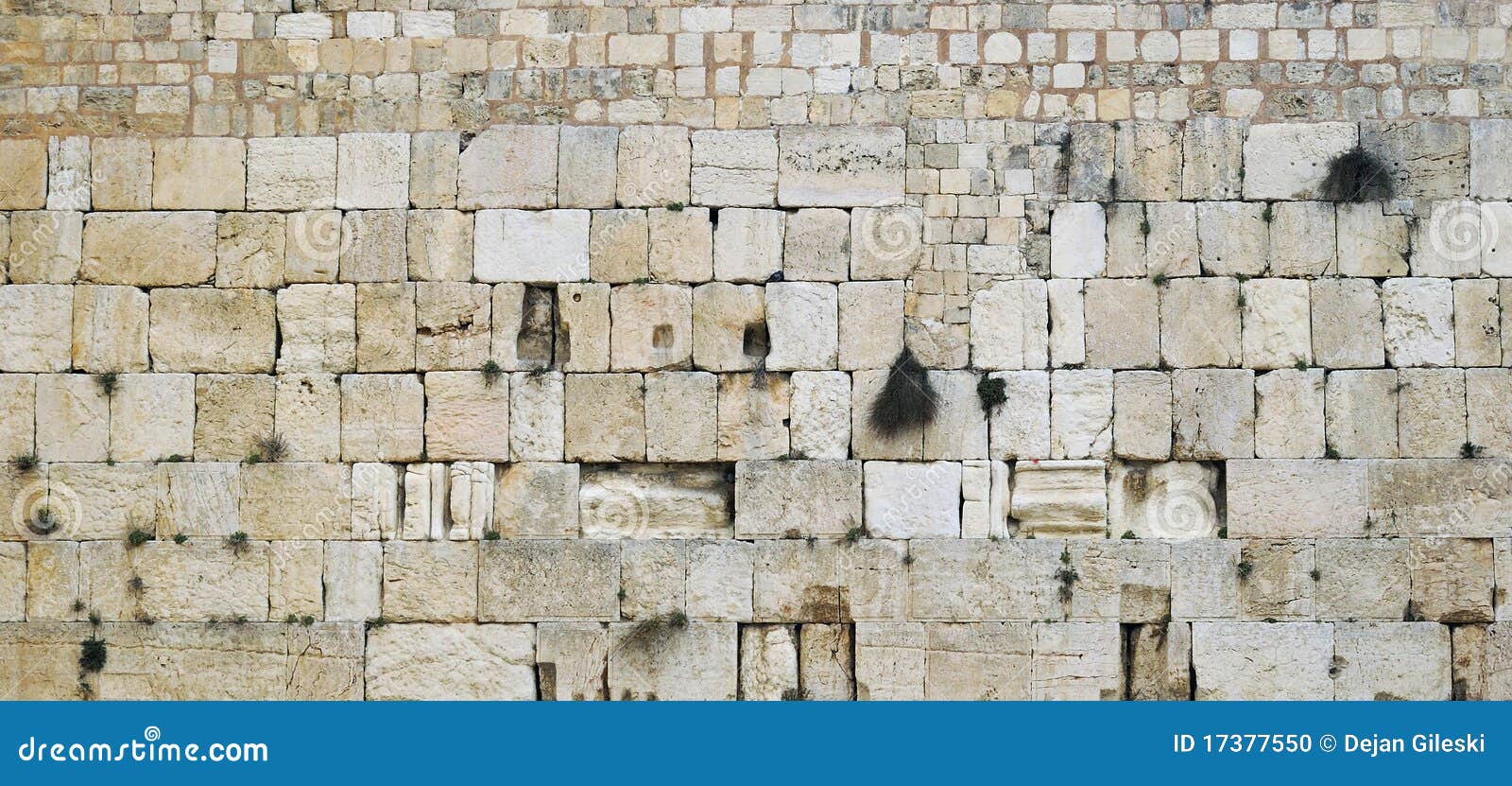 Wailing Wall (Western Wall) In Jerusalem Texture Royalty-Free Stock ...