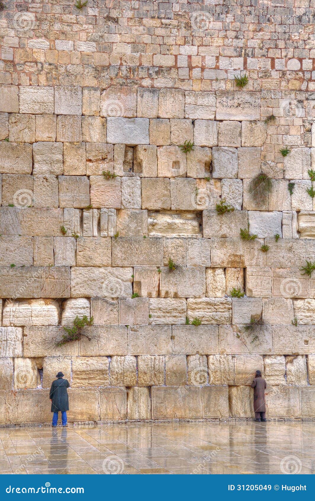JERUSALEM, ISRAEL - APRIL 2017: Jewish Hasidic Pray A The Western Wall ...