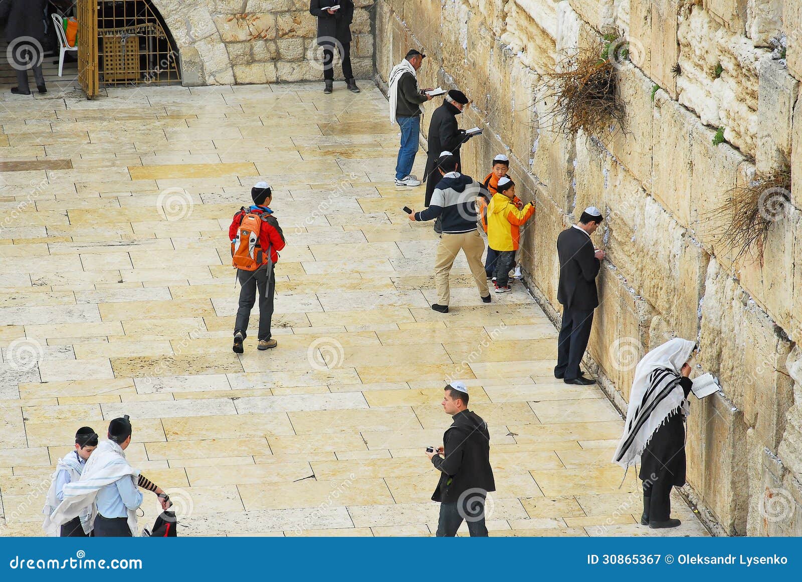 Wailing Wall View from Above Editorial Photography - Image of religious ...