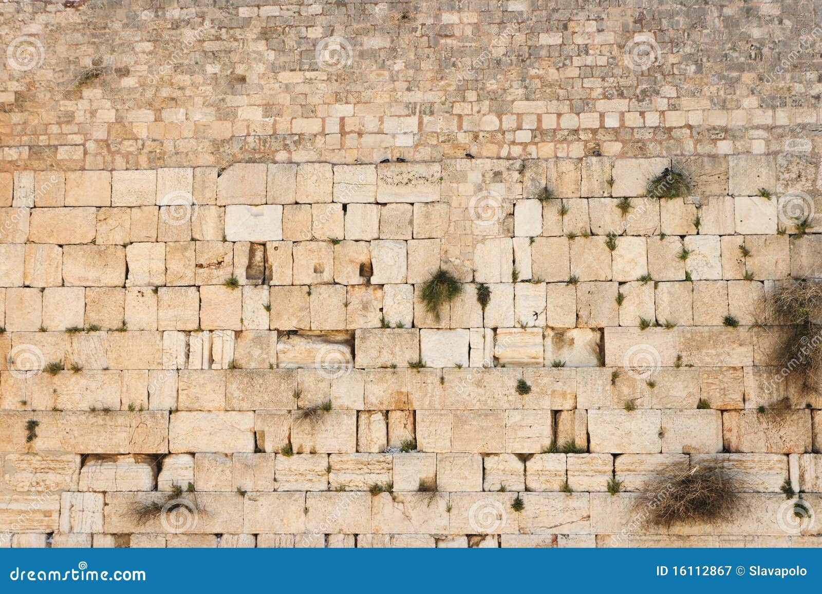 Wailing Wall (Western Wall) in Jerusalem Texture Stock Image - Image of ...