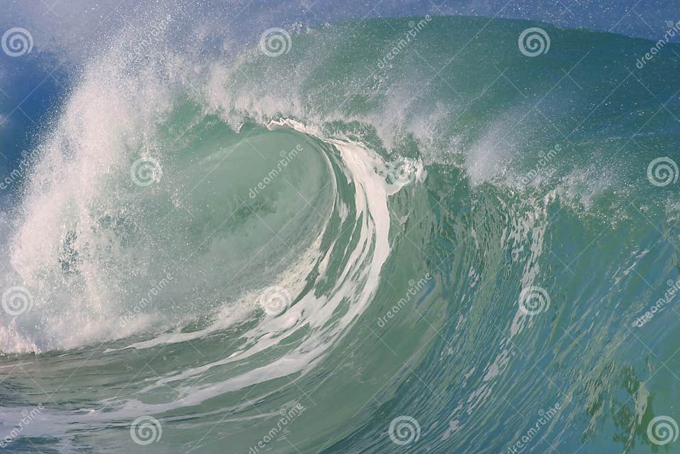 Waimea Bay Wave in Hawaii stock image. Image of shore, natural - 1689