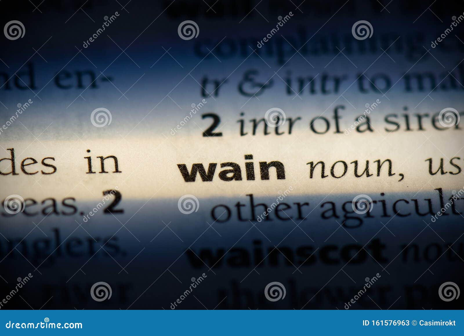Wain stock image. Image of detail, idea, reference, printed - 161576963