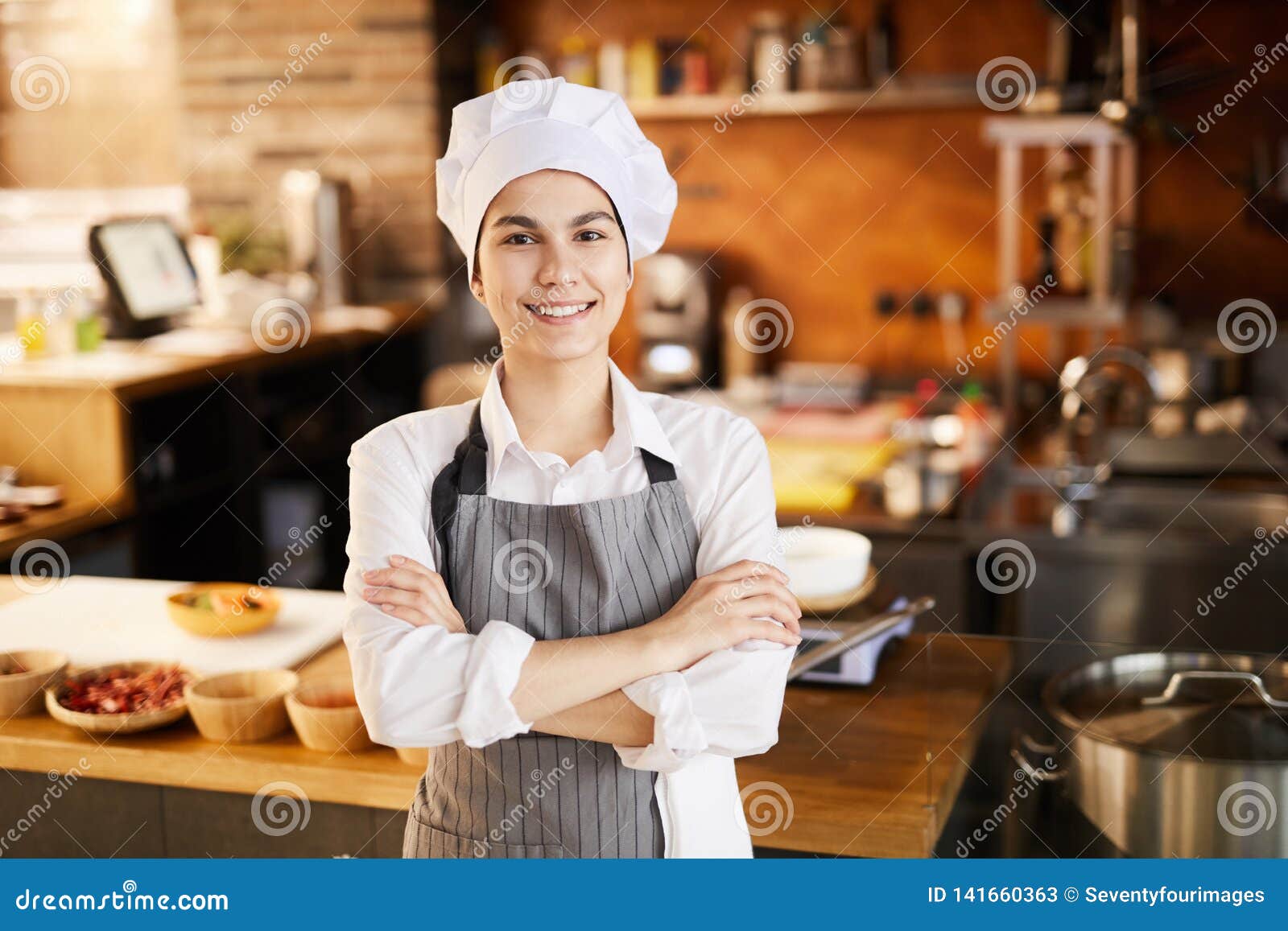 Apprentice Chef stock image. Image of professional, enjoying - 141660363