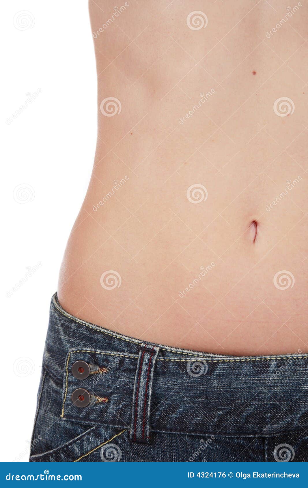 Waistline stock photo. Image of belly, cosmetology, girl - 4324176