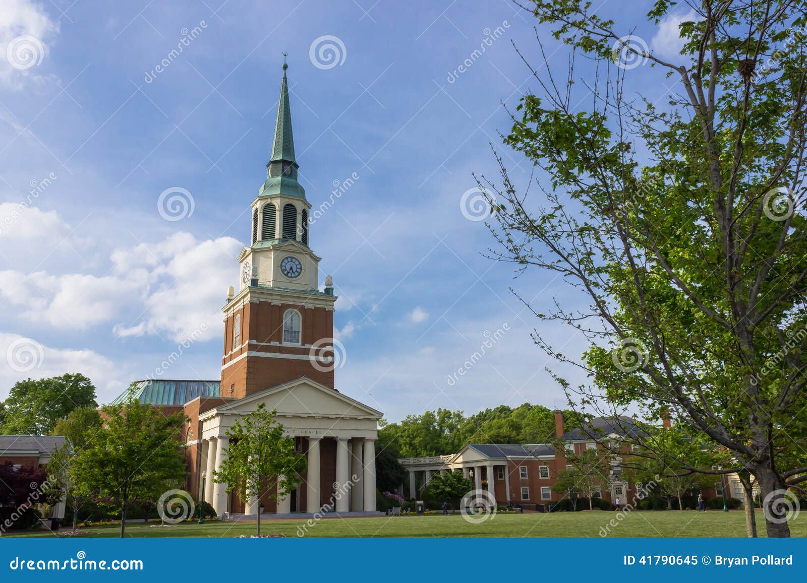 Wait Chapel at Wake Forest University Editorial Image - Image of chapel ...