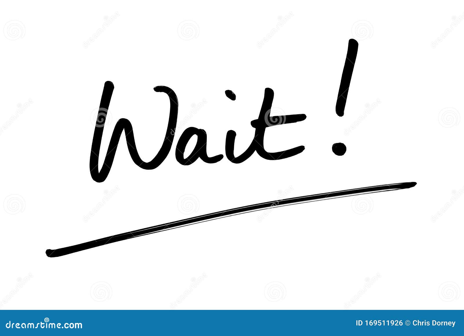 Wait Royalty-Free Stock Image | CartoonDealer.com #169511926