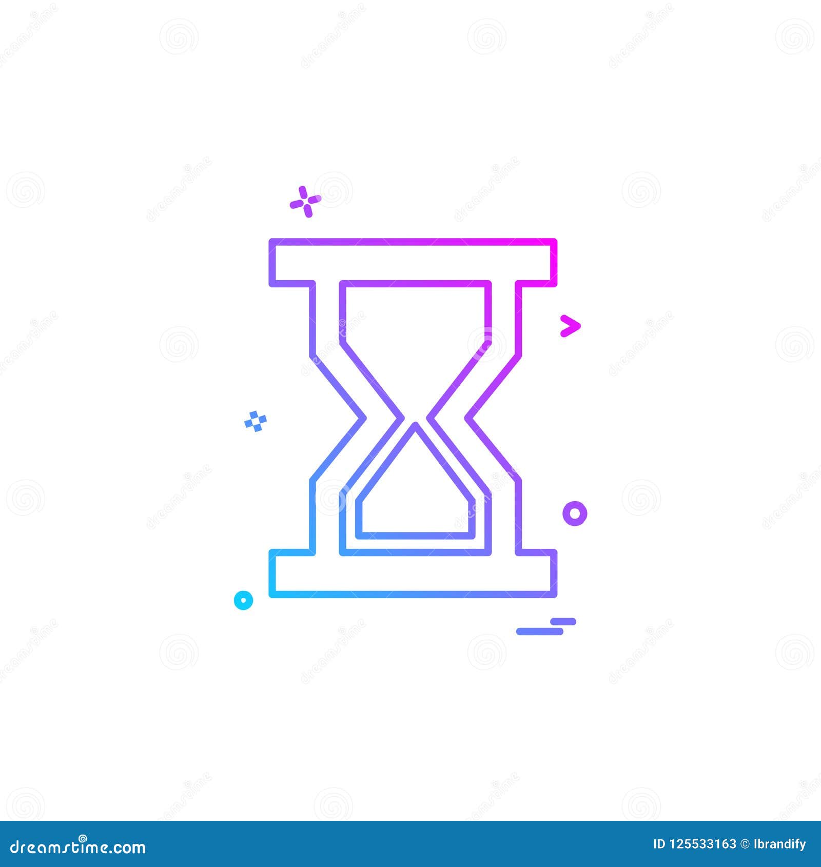 Wait icon design vector stock vector. Illustration of meeting - 125533163