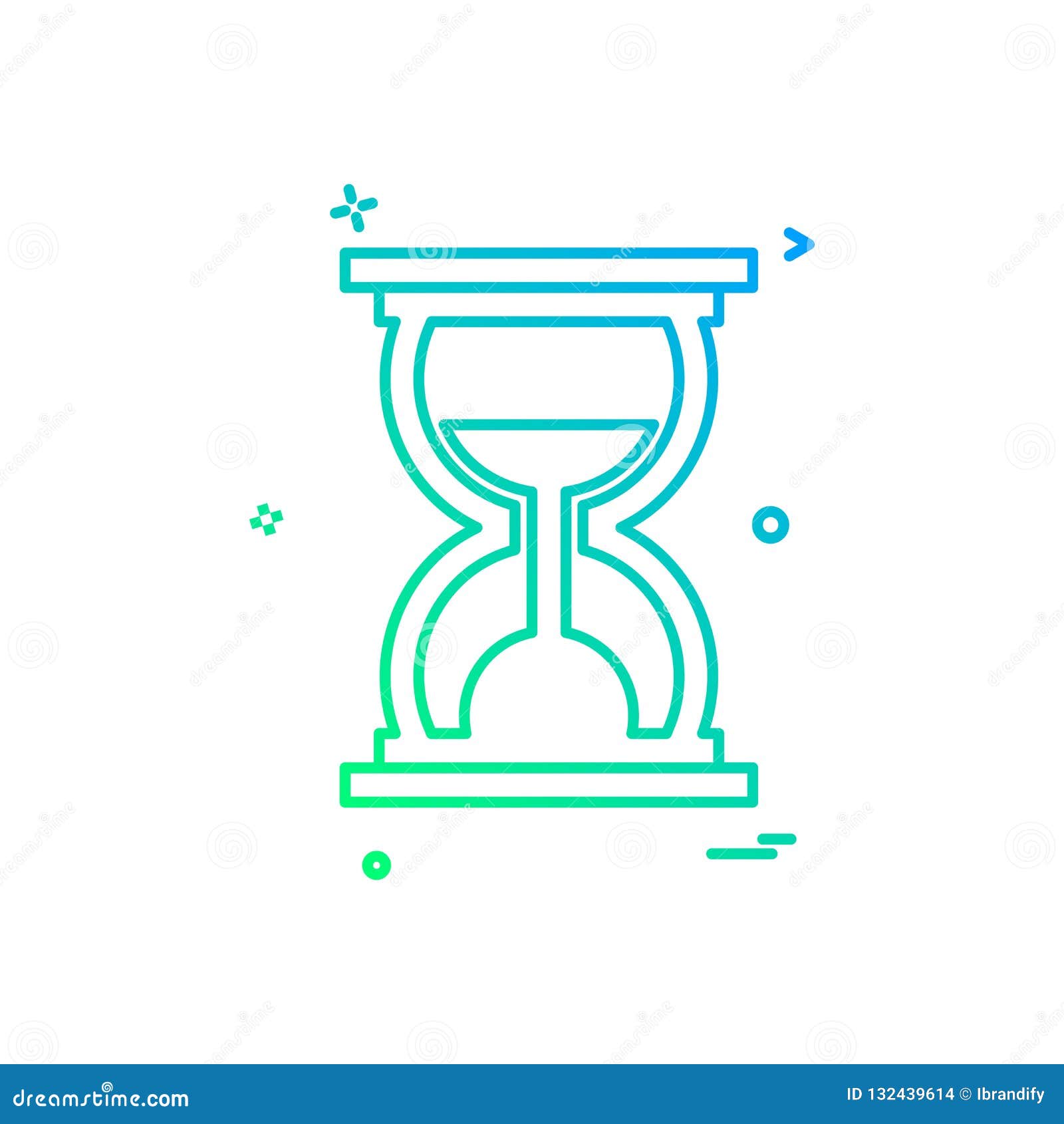 Wait icon design vector stock vector. Illustration of background ...